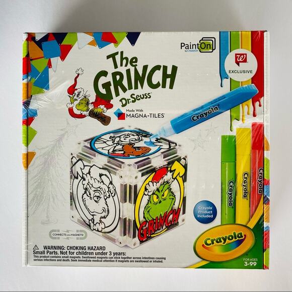 The Grinch | Toys | The Grinch Magnatiles Paint Block Set Nib | Poshmark